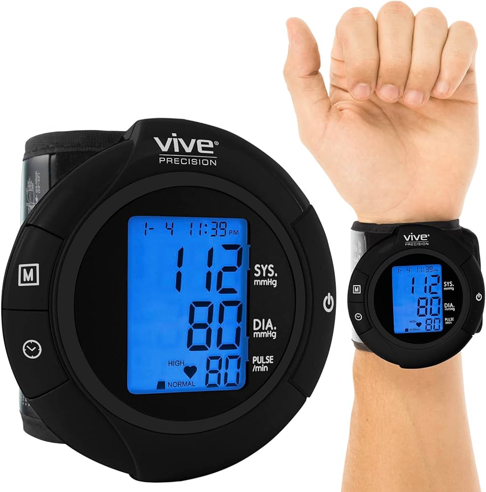 Vive Precision Digital Wrist Blood Pressure Monitor - Allboroone ...